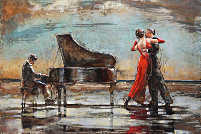 Tableaux en métal dans l'univers de la musique - Cadres Concept