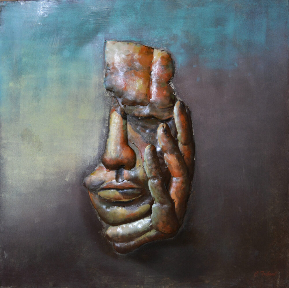 Tableaux modernes de personnages en métal et relief - Cadres Concept