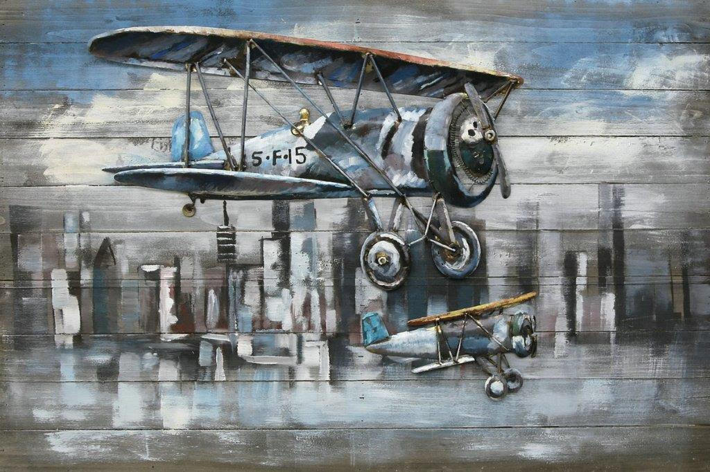 Tableau Avion Moderne pour salon - Cadres Concept